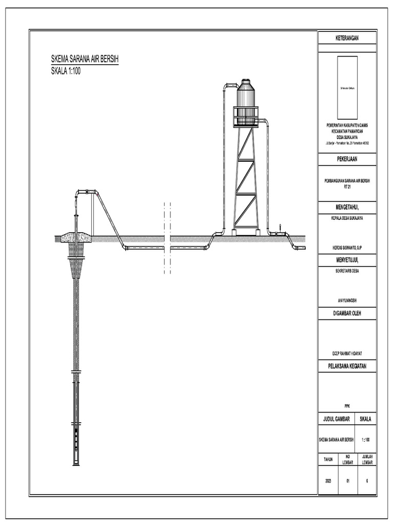 Zidanegal Desain Toren Air Besi Siku | PDF