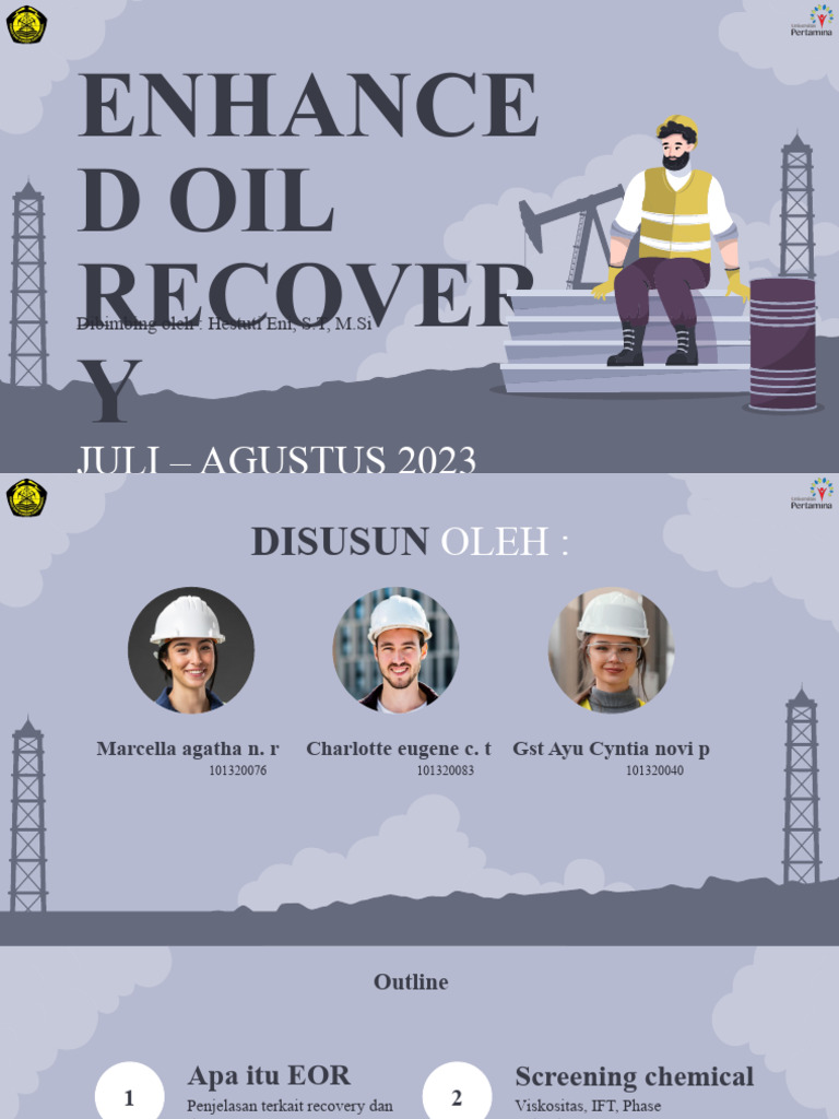 Enhance D Oil Recover Y: Juli - Agustus 2023 | PDF