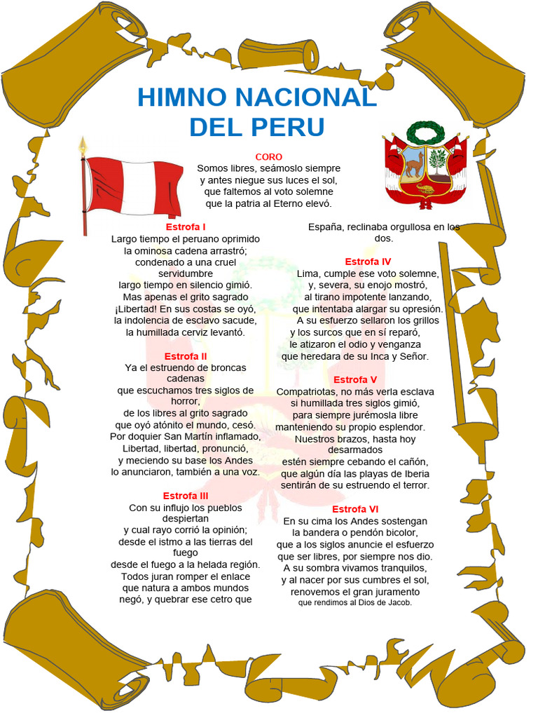 HIMNOS COMPLETOS 06 ESTROFAS | PDF