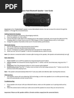 s1 Mini Portable Speaker Manual | PDF | Bluetooth | Radio