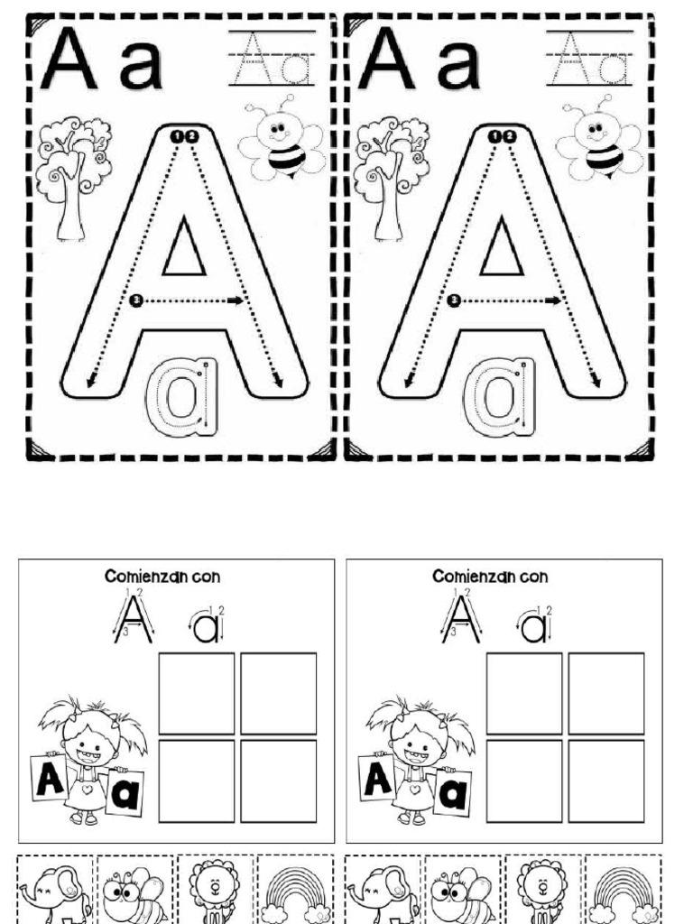 Actividades de La Vocal A | PDF