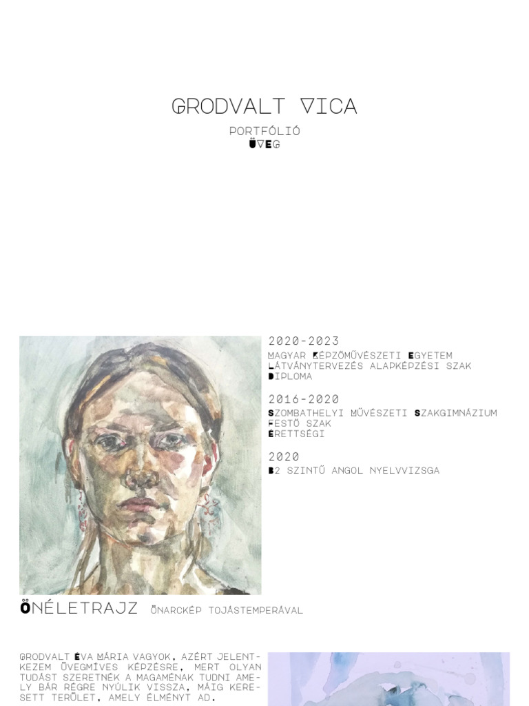 Grodvalt Eva Uveg Portfolio | PDF