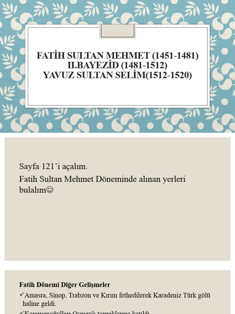 Fatih | PDF