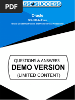 Oracle Cloud Infrastructure AI Foundations - Oracle MyLearn | PDF