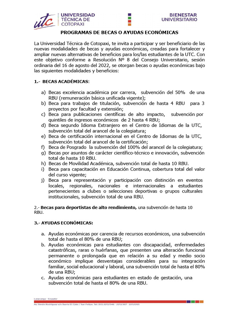 BECAS | PDF | Documento de identidad