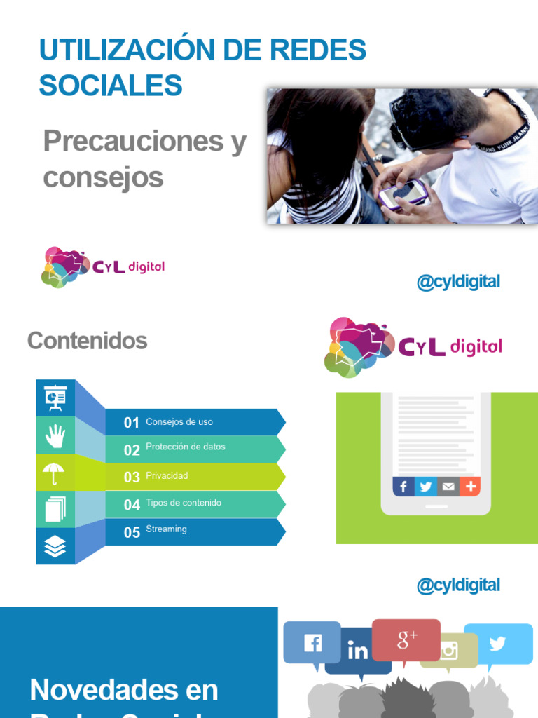 Consejos de Seguridad en Redes Sociales | PDF | Snapchat | Red mundial