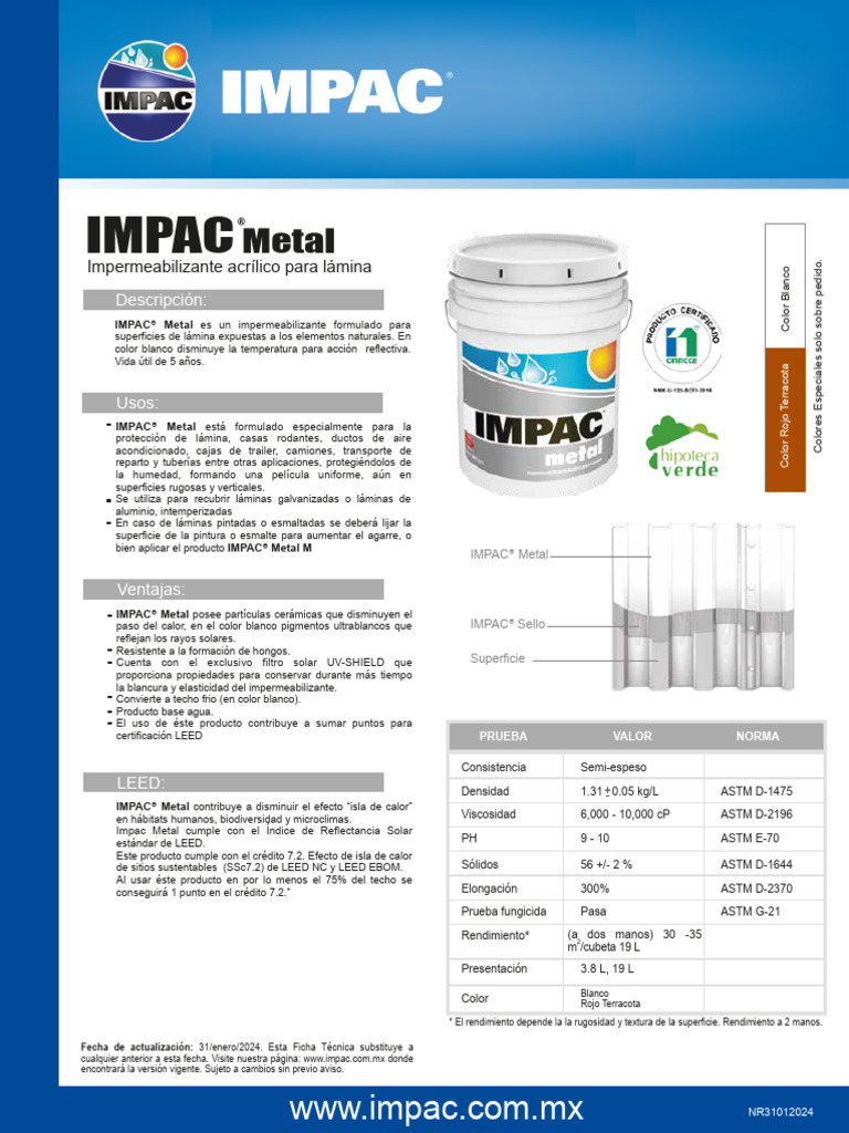 Impac Metal | PDF | Rieles