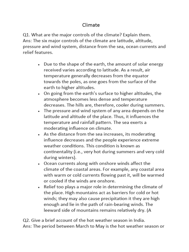 Climate (1) Set | PDF | Rain | Wound