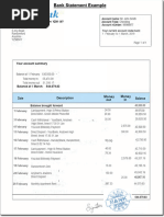 Sample Bank Statement | PDF