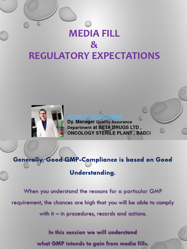 A Media Fill - Also Known As Process Simulation | PDF | Sterilization ...