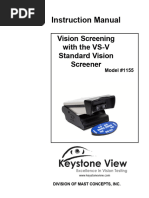 Keystone Vision Screening Manual | PDF | Visual Acuity | Contrast (Vision)