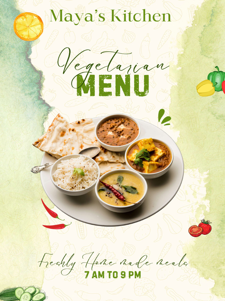 Mayas - Veg Menu | PDF