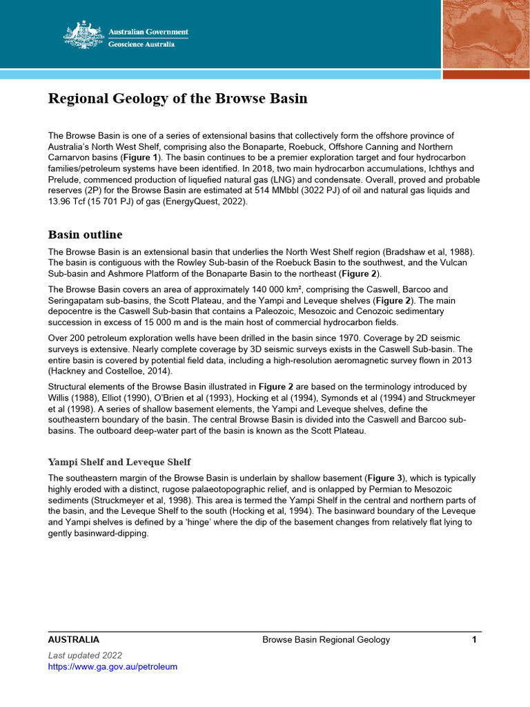 Browse Basin Geology Overview | PDF | Petroleum Reservoir | Earth Sciences