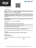 Deloitte Offer Letter - Merged | PDF | Intellectual Property | Employment