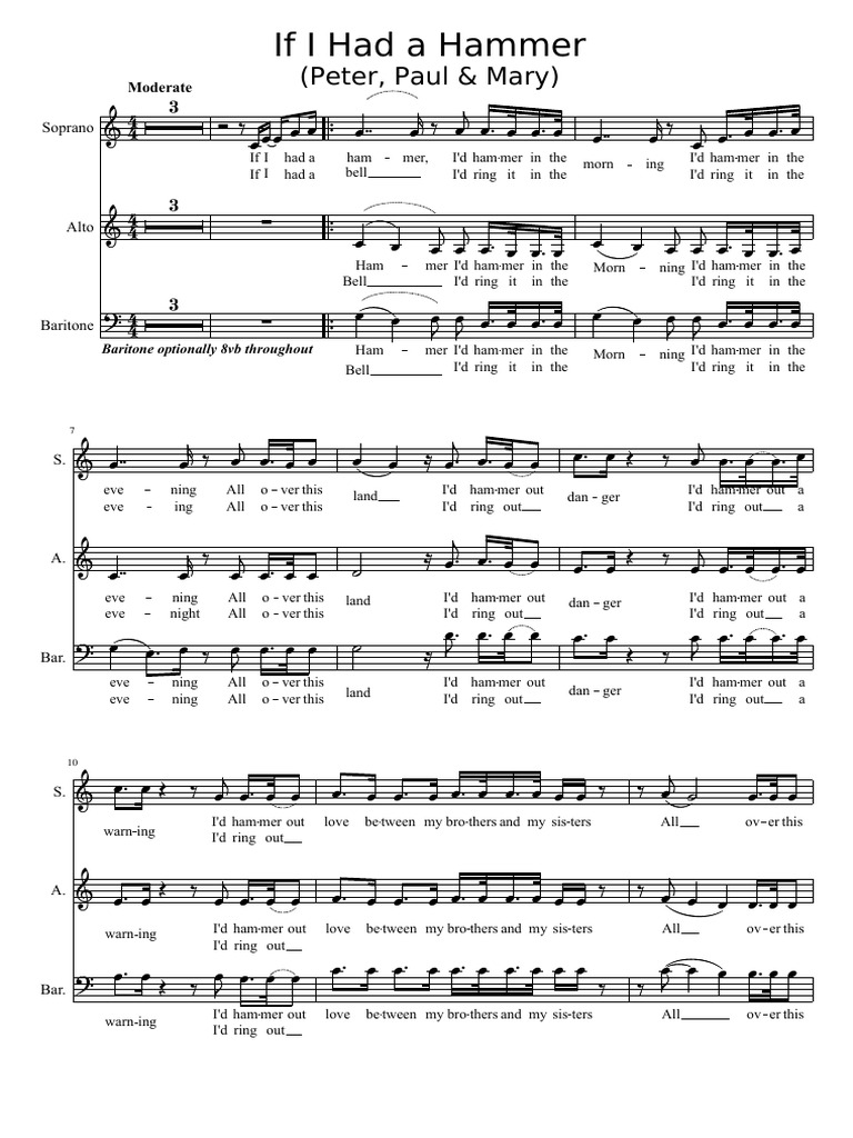 239 If I Had A Hammer | PDF