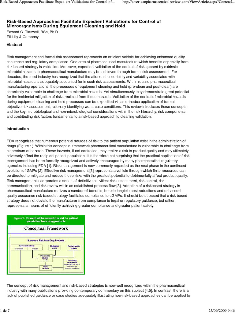 S Facilitate Expedient Validations Control Microorganisms | PDF | Risk | Risk Management
