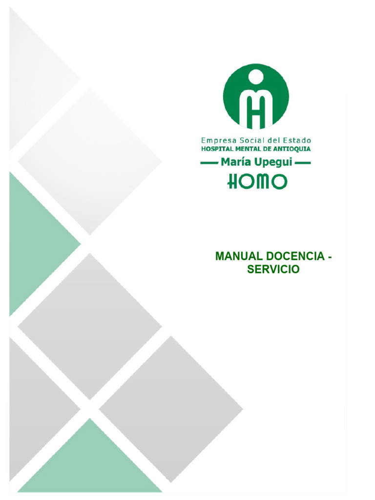 06 Manual Docencia Servicio | PDF | Hospital | Enseñando