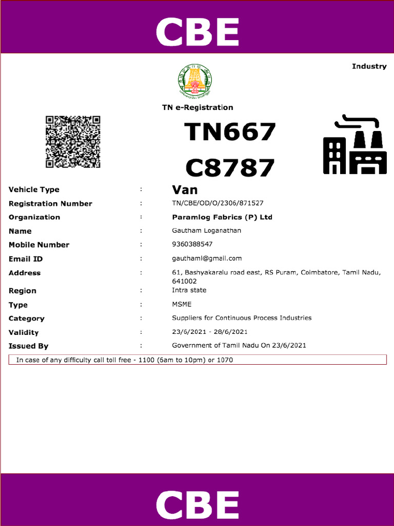 TN Cbe Od o 2306 871527 | PDF