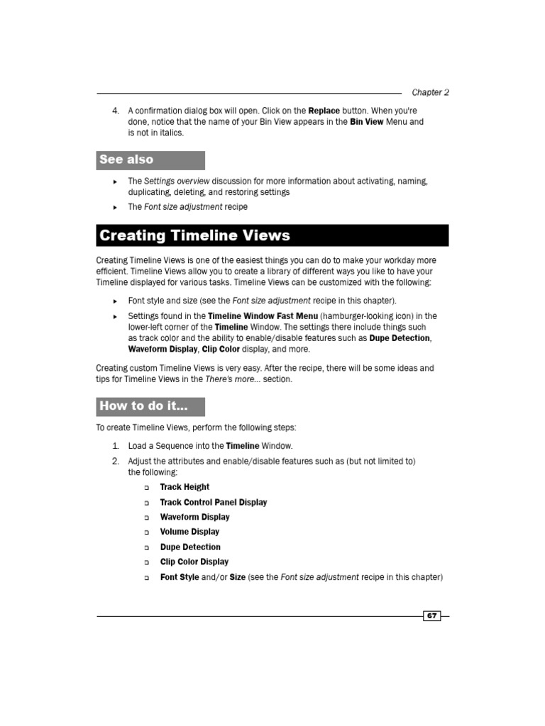 Creating Custom Timeline Views Guide | PDF