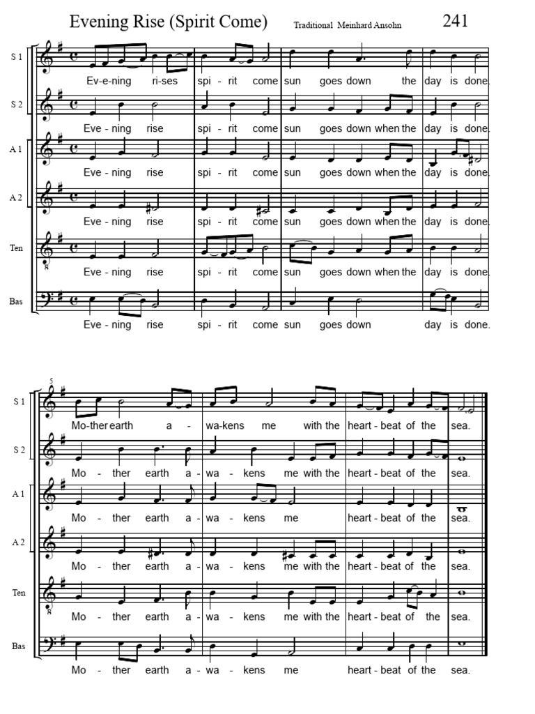 241 Evening Rise (18110) | PDF