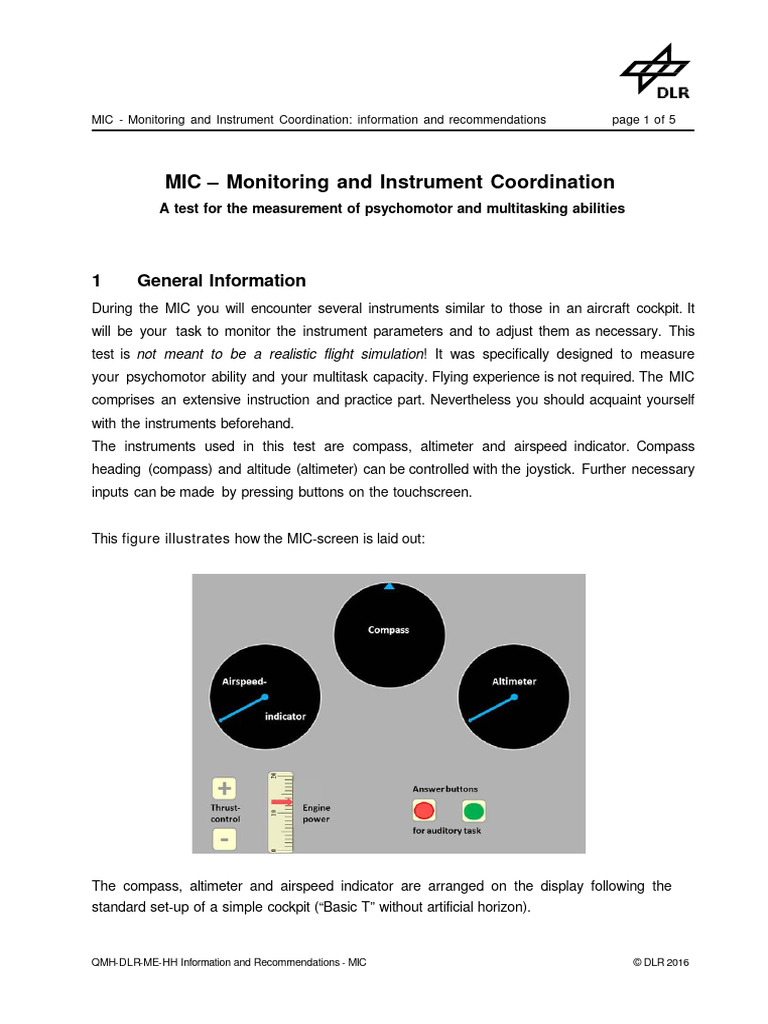 MIC Training Guide | PDF | Aerospace | Aviation