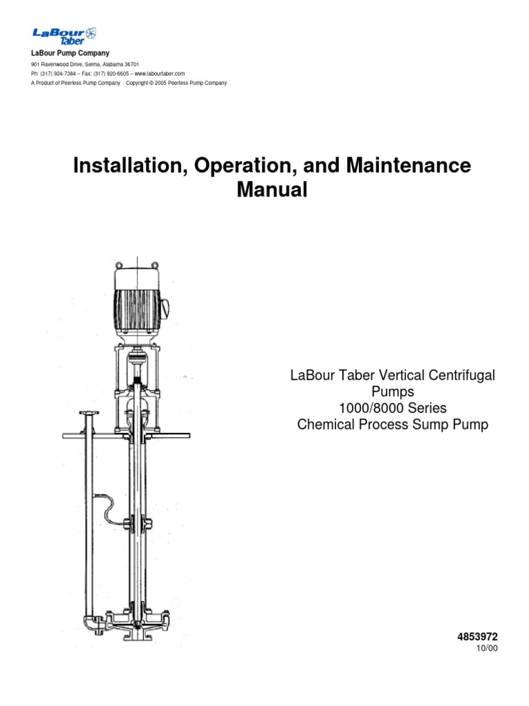 Peerless Pump | PDF | Pump | Nut (Hardware)