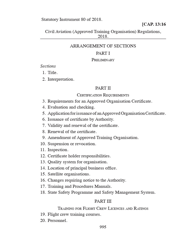 Approved Training Organisation | PDF | Flight Instructor | Aviation