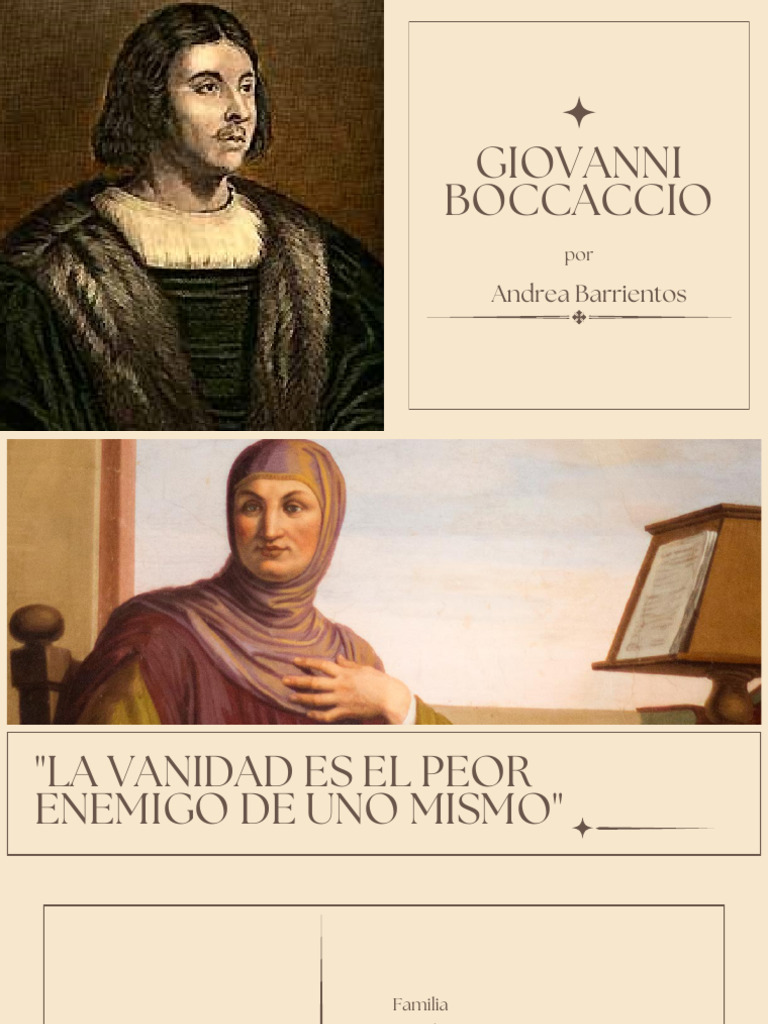 Vida y obra de Giovanni Boccaccio | PDF