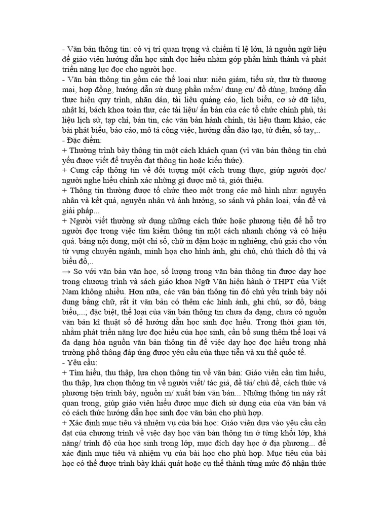 Văn bản thông tin | PDF