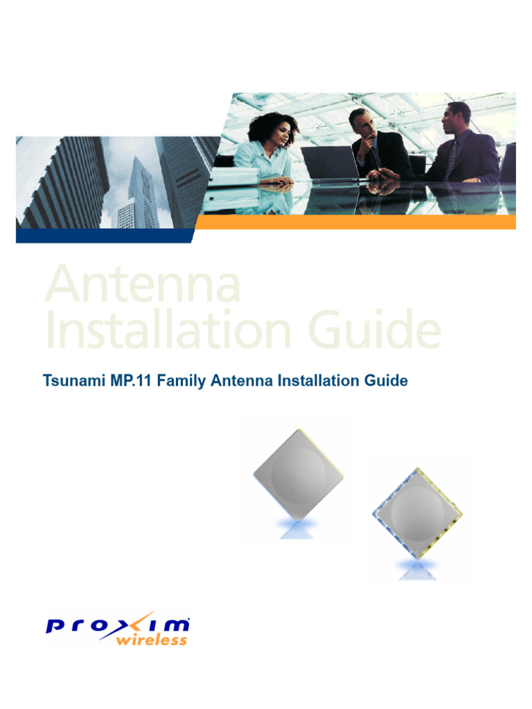 Tsunami MP.11 Antenna Installation Guide | PDF | Antenna (Radio ...