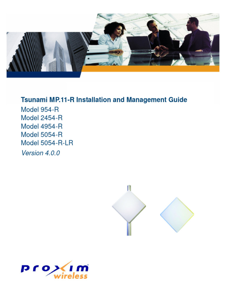 MP.11-R InstallManage v4 | PDF | Data Transmission | Network Architecture
