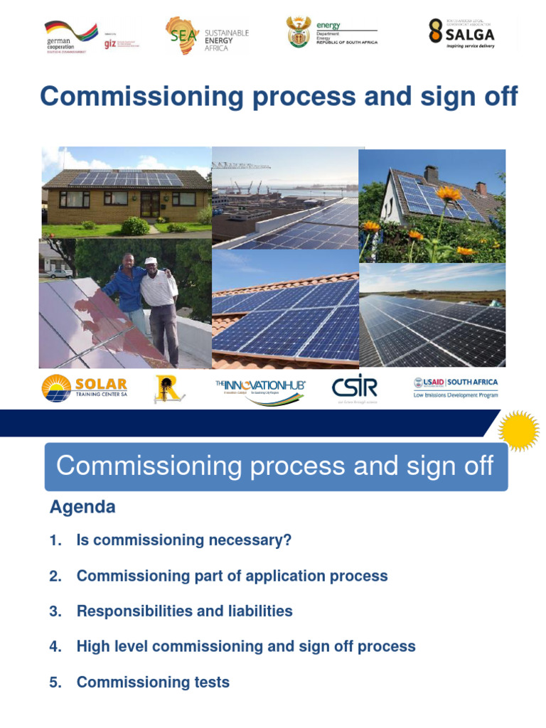 Inspections Commissioning and Sign Off | PDF | Photovoltaics | Electricity