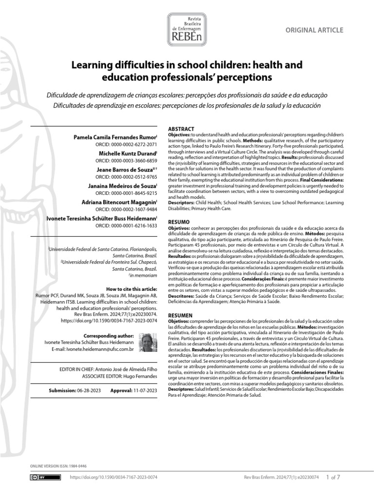 Download | PDF | Learning Disability | Teachers