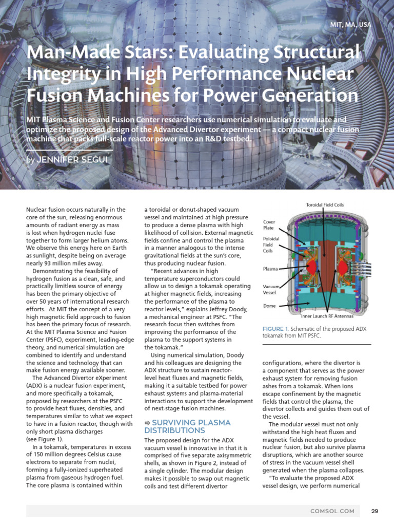 Mit CN16 | PDF | Nuclear Fusion | Tokamak