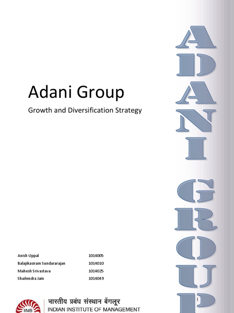MBS Project - Adani Group | PDF | Mining | Business
