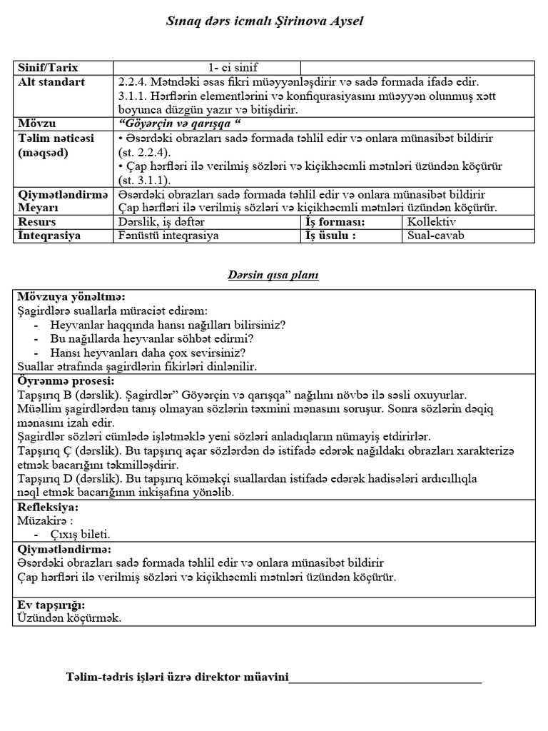 Ş.Aysel Icmal 1 | PDF