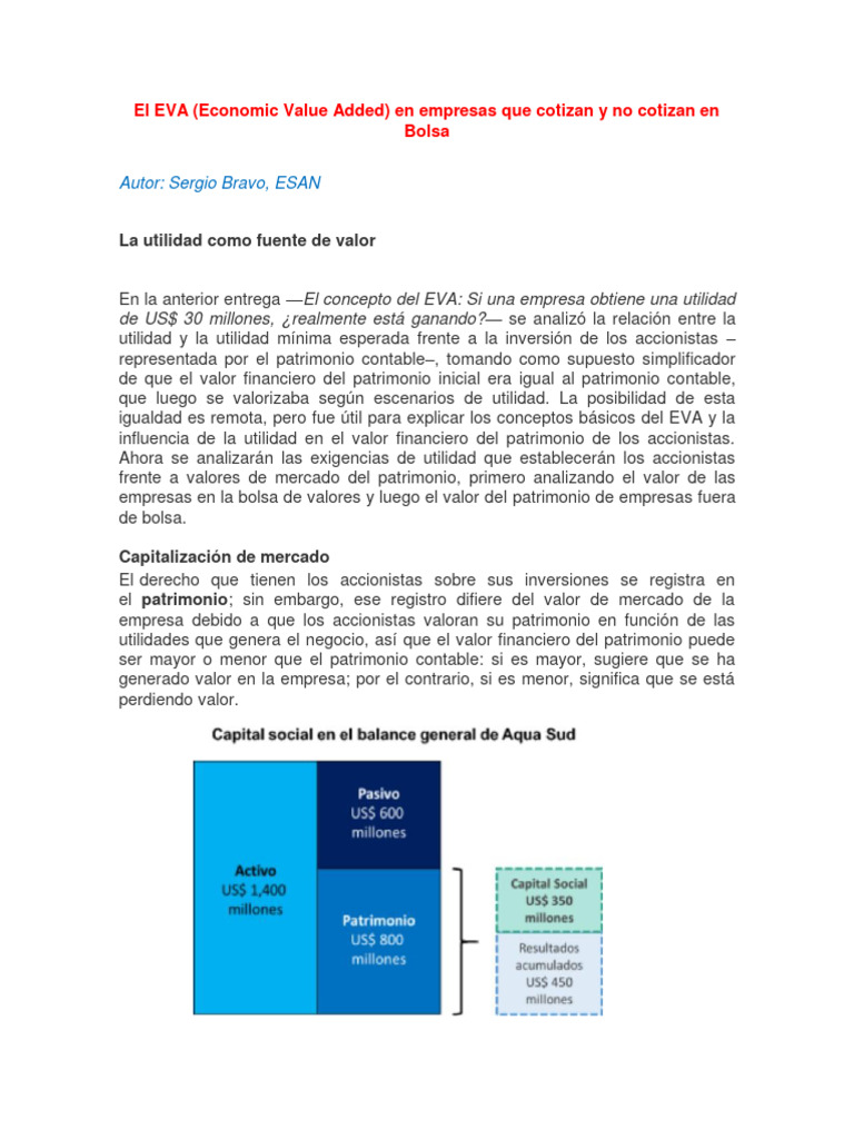 Gestion - El EVA (20210214 - 085433) | PDF | Capitalización de mercado ...