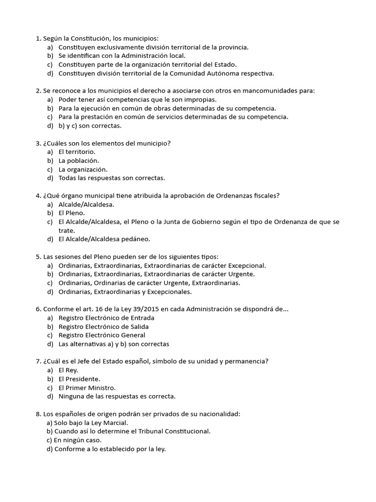Examen Orienta 2022 | PDF | Alcalde | Empleo