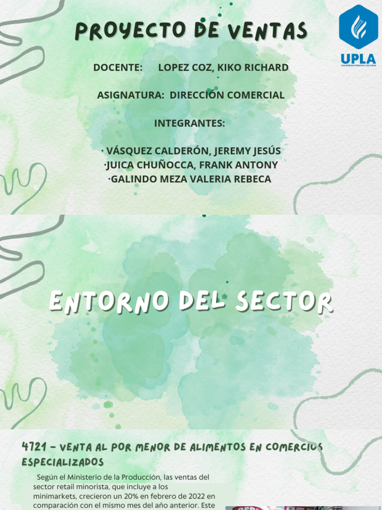 Proyecto de Ventas | PDF | Calidad (comercial) | Logística