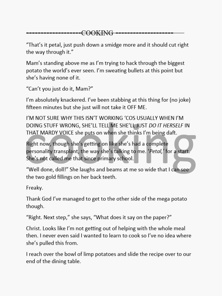 Cooking | PDF