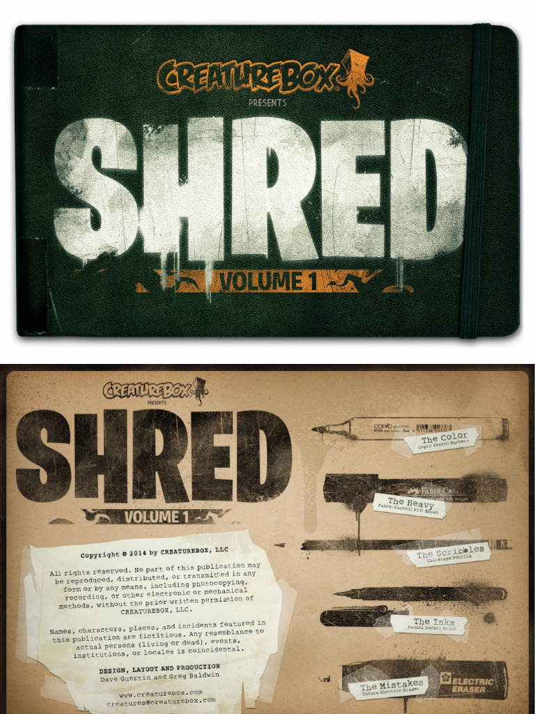 CreatureBox SHRED Vol 1 | PDF