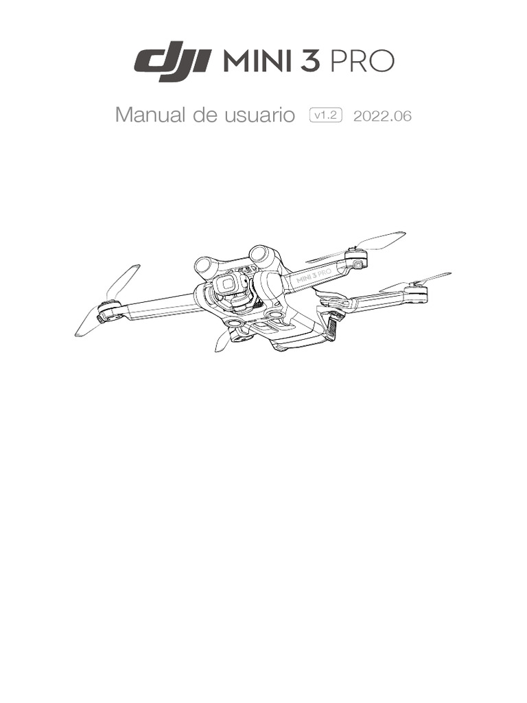 Guía del Usuario DJI Mini 3 Pro | PDF | Bluetooth | Aeronave