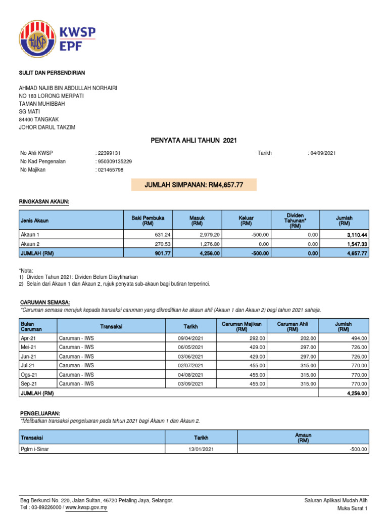 getStatementPDF 1 | PDF