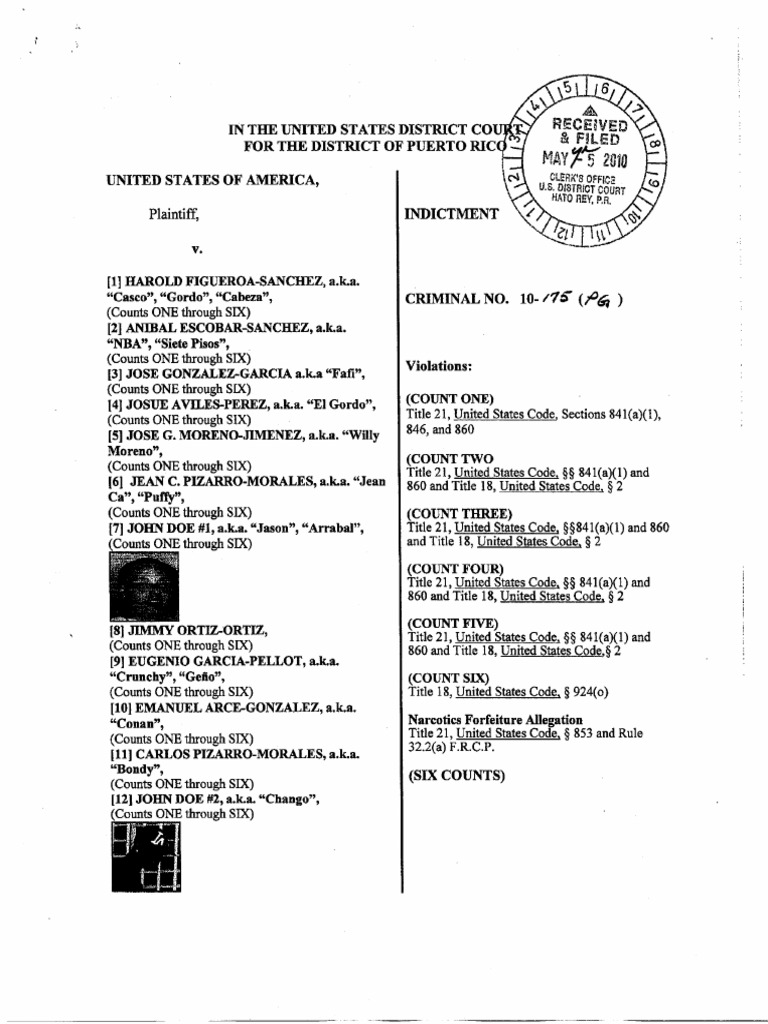 Carib051110 Indictment | PDF