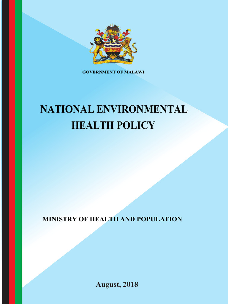 Environmental Health Policy | PDF | Drinking Water | Sanitation