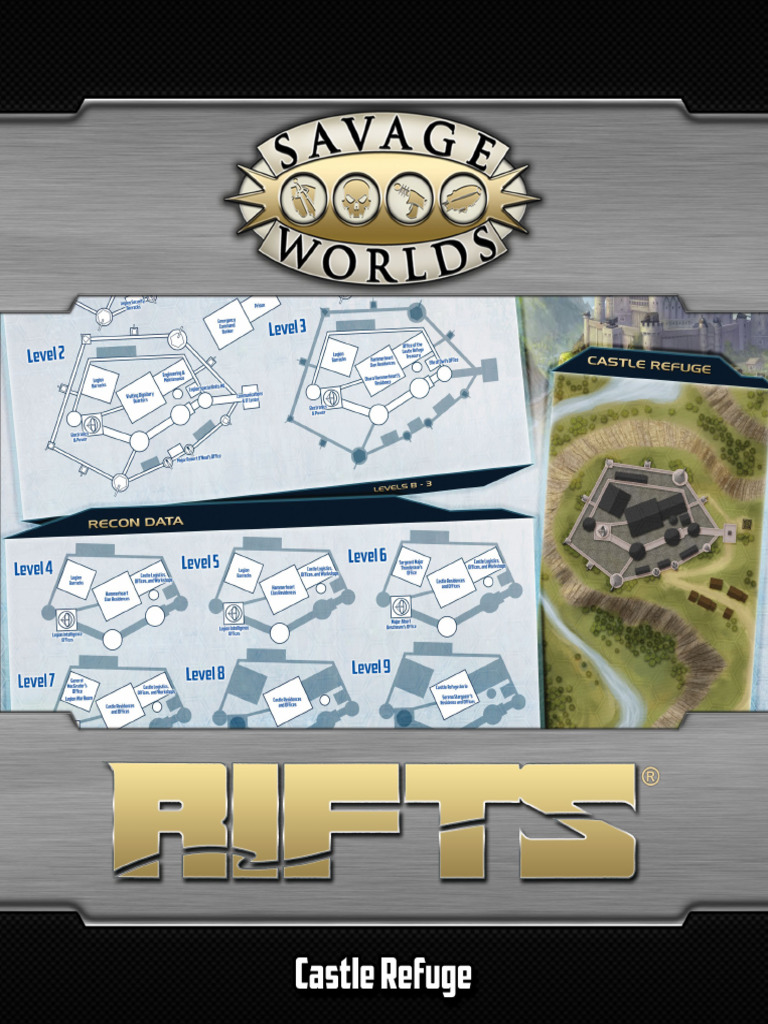 RIFTS Castle Refuge Map | PDF