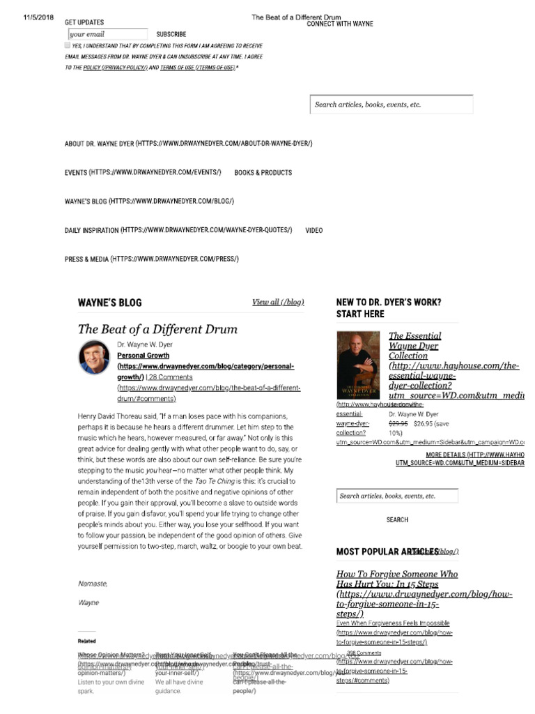 The Beat of A Different Drum | PDF