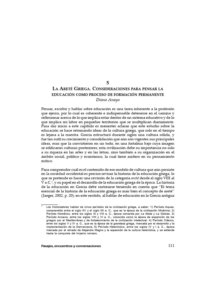 Areté femenina | PDF