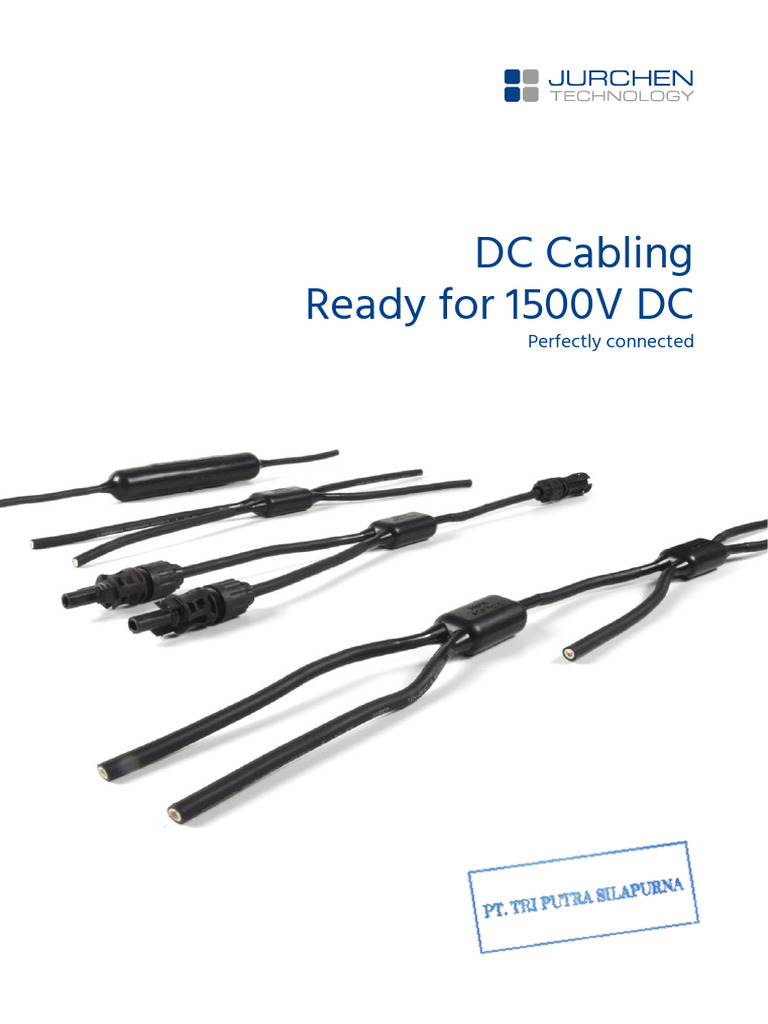 DC Cabling Ready For 1500V DC: Perfectly Connected | PDF ...