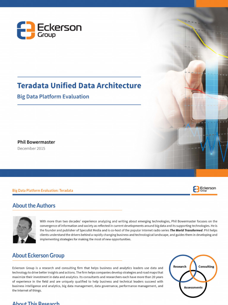 Eckerson Group Big Data - Teradata Product Profile HighRes Email | PDF